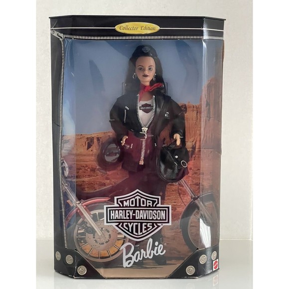 Mattel | Toys | Barbie Harley Davidson Doll 998 Biker Girl Collector ...
